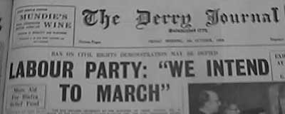 CAIN: Photograph - Derry March (5 October 1968) No.2