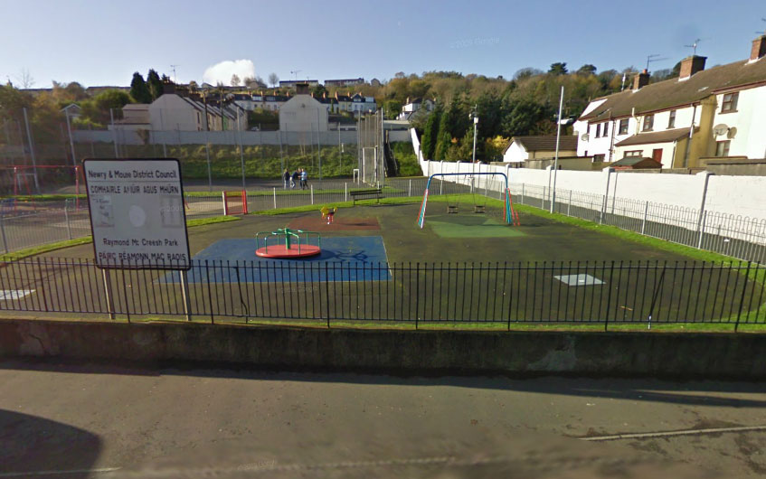 CAIN: Victims: Memorials: Raymond McCreesh Park